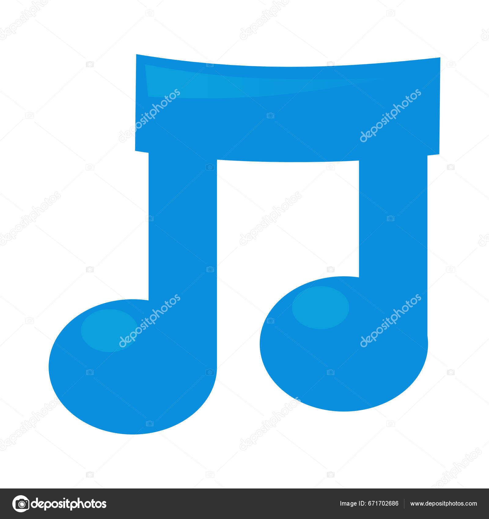 Notas Musicales De Dibujos Animados De Colores