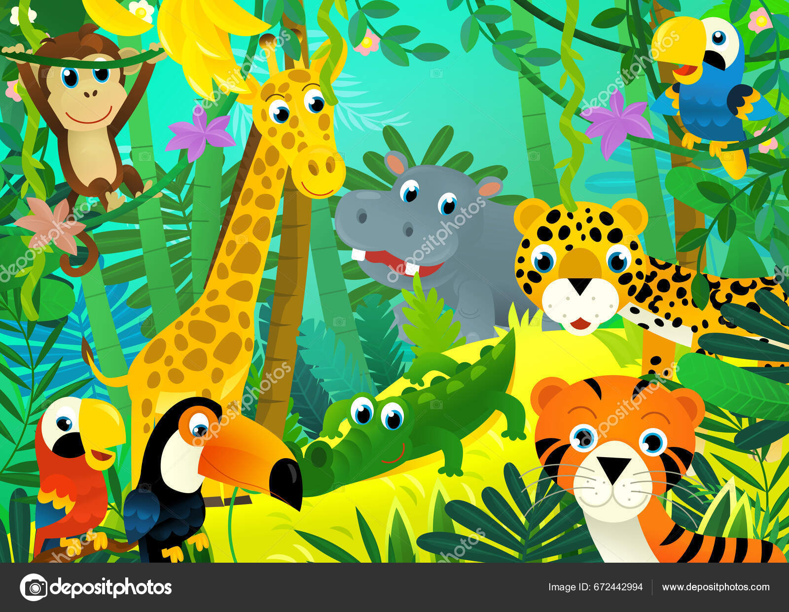 Dibujos Animados De Animales Para Niños