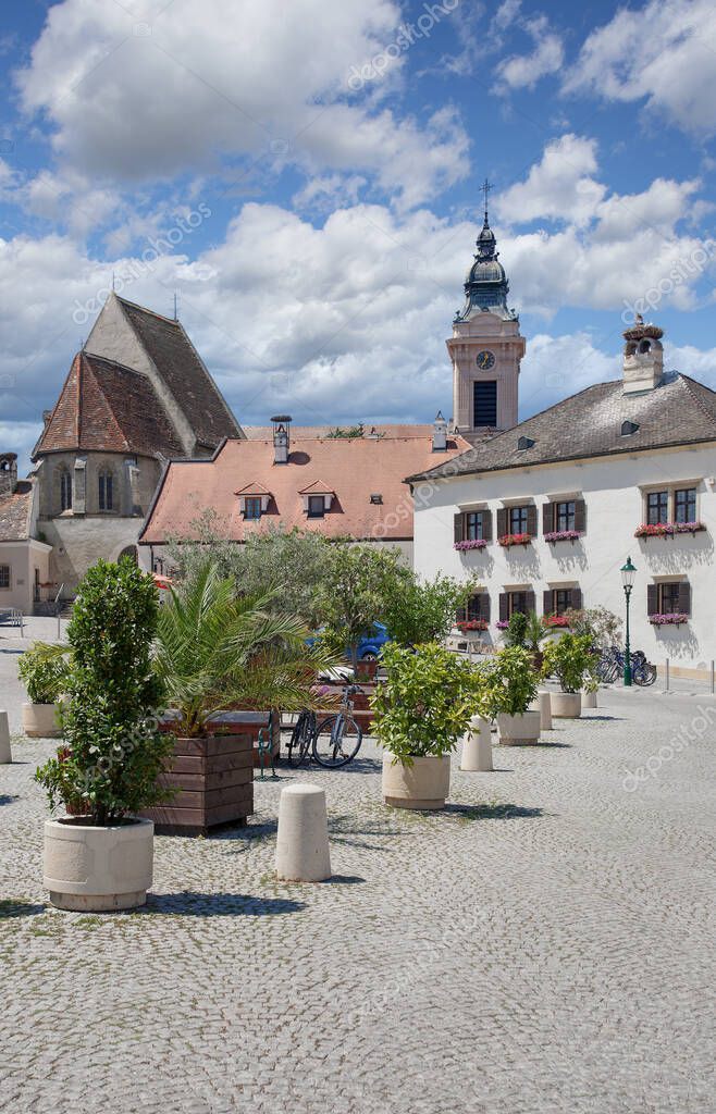 Market Square in Wine Village of Rust at Lake Neusiedler See,Burgenland ...