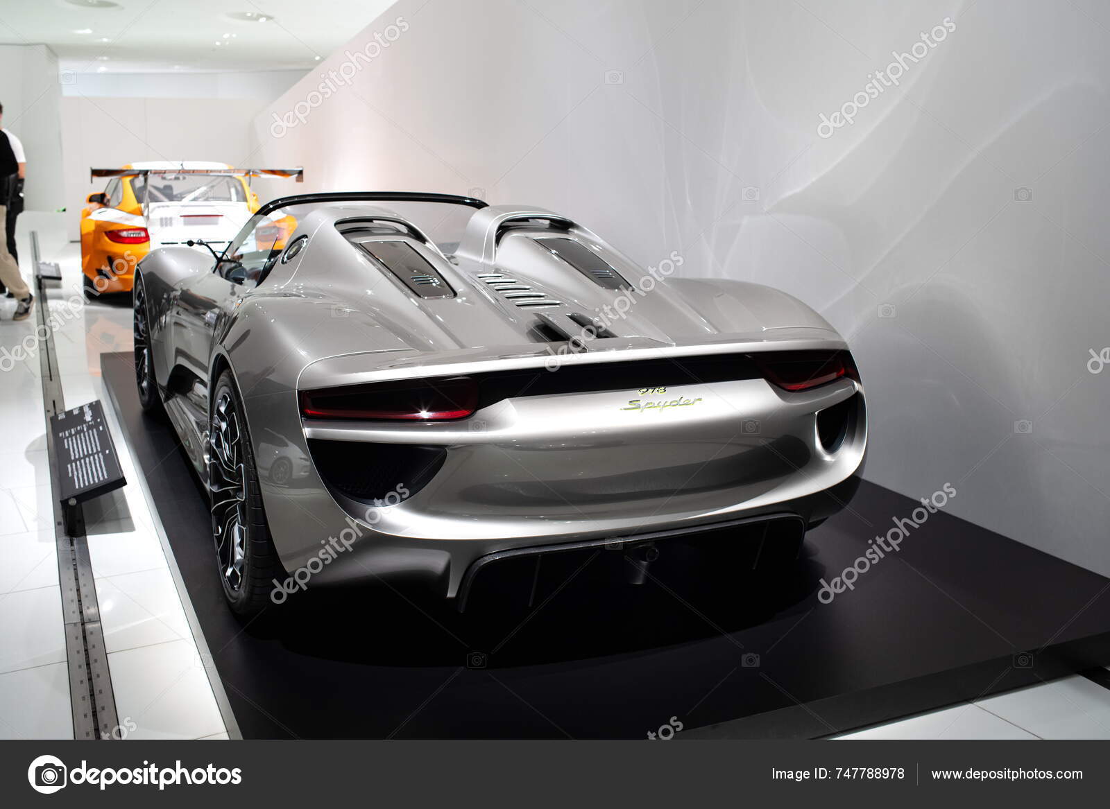 2024 Stuttgart Germany Porsche Museum Type 918 Spyder Hypercar — Stock ...