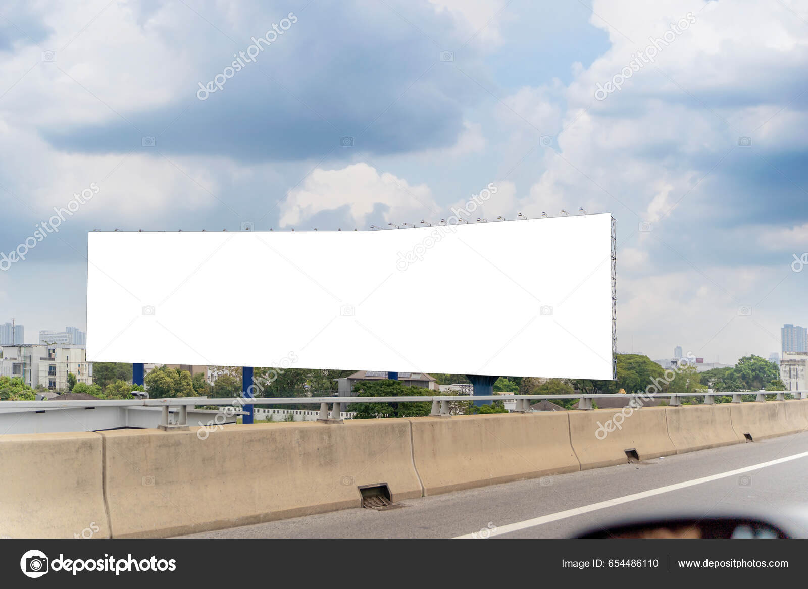 Advertising Concept Blank Template Outdoor Advertising Blank Billboards ...