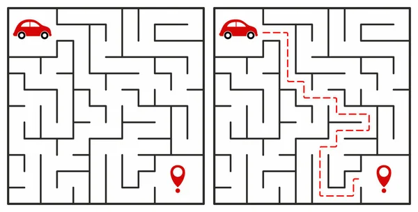 100,000 Car maze cartoon Vector Images | Depositphotos