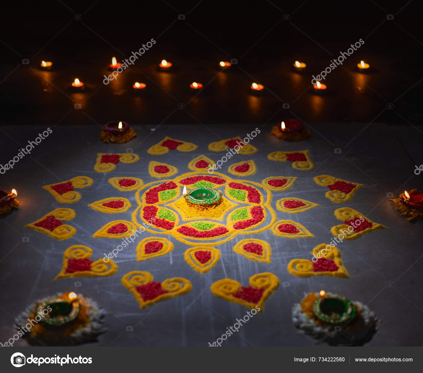 Diwali Traditions Celebrations World — Stock Photo © toa55 #734222560