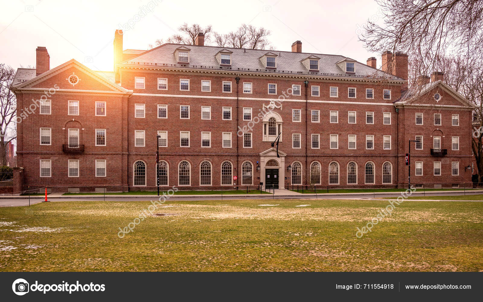 Iconic Architecture Famous Harvard University Cambridge Massachusetts ...