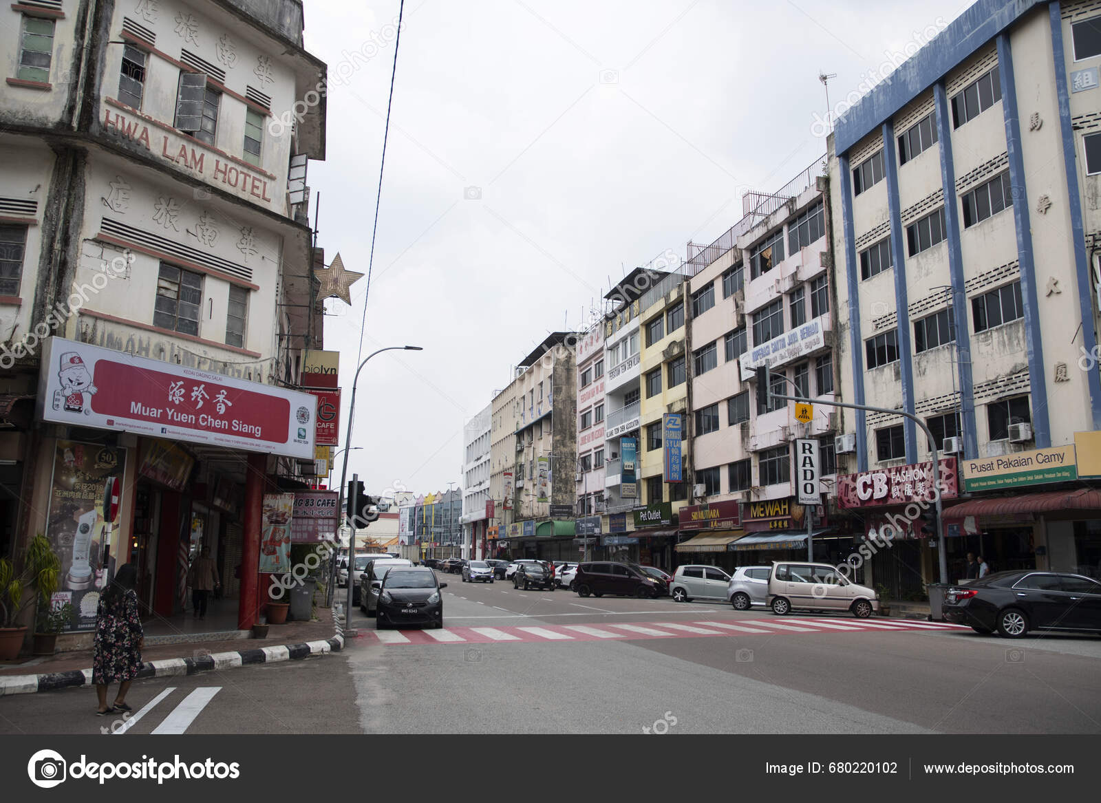 Kluang Malaysia Oct 2023 Street View Kluang City Located Center – Stock ...