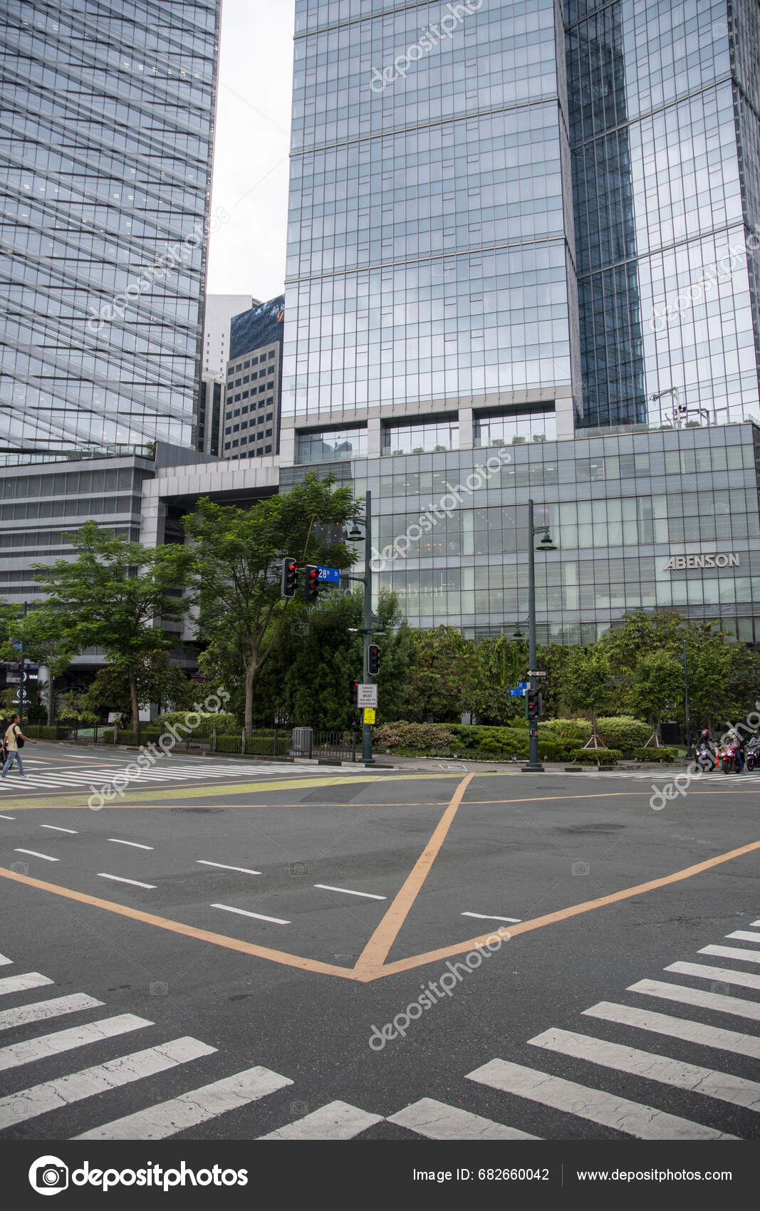 Manila Filipinas Oct 2023 Paisaje Bonifacio Global City Bgc Manila ...