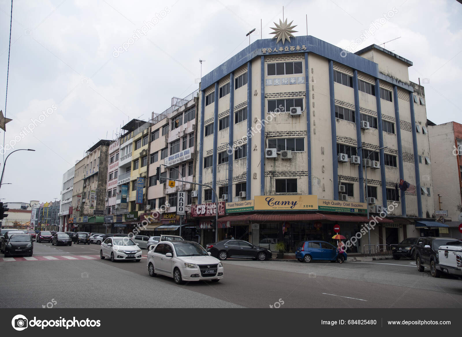 Kluang Malaysia Oct 2023 Street View Kluang City Located Center – Stock ...