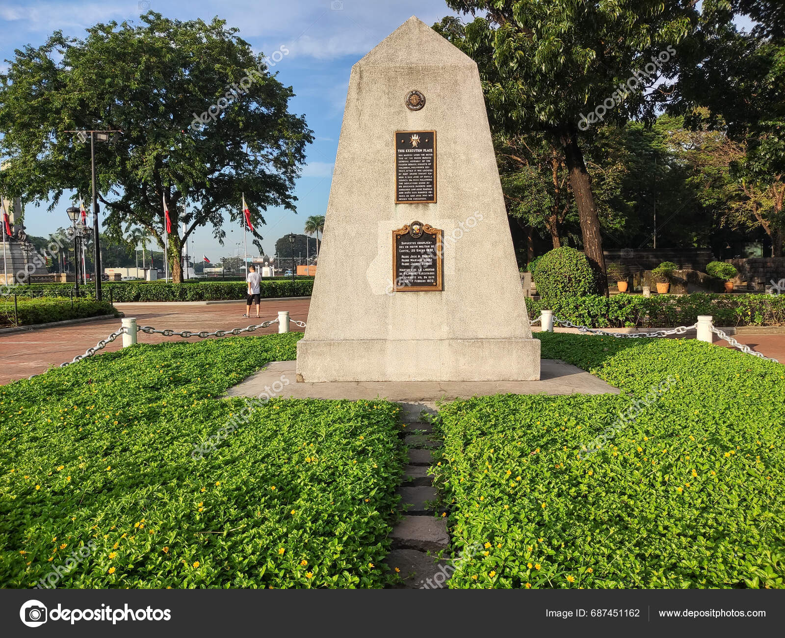 Manila Philippines Oct 2023 Monument Jose Rizal's Execution Site Rizal ...