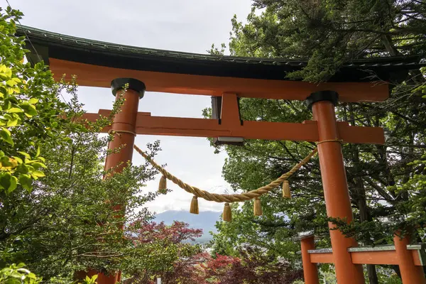 Shimoyoshida Japón Mayo 2024 Arakurayama Sengen Park Shrine Torii Gate ...