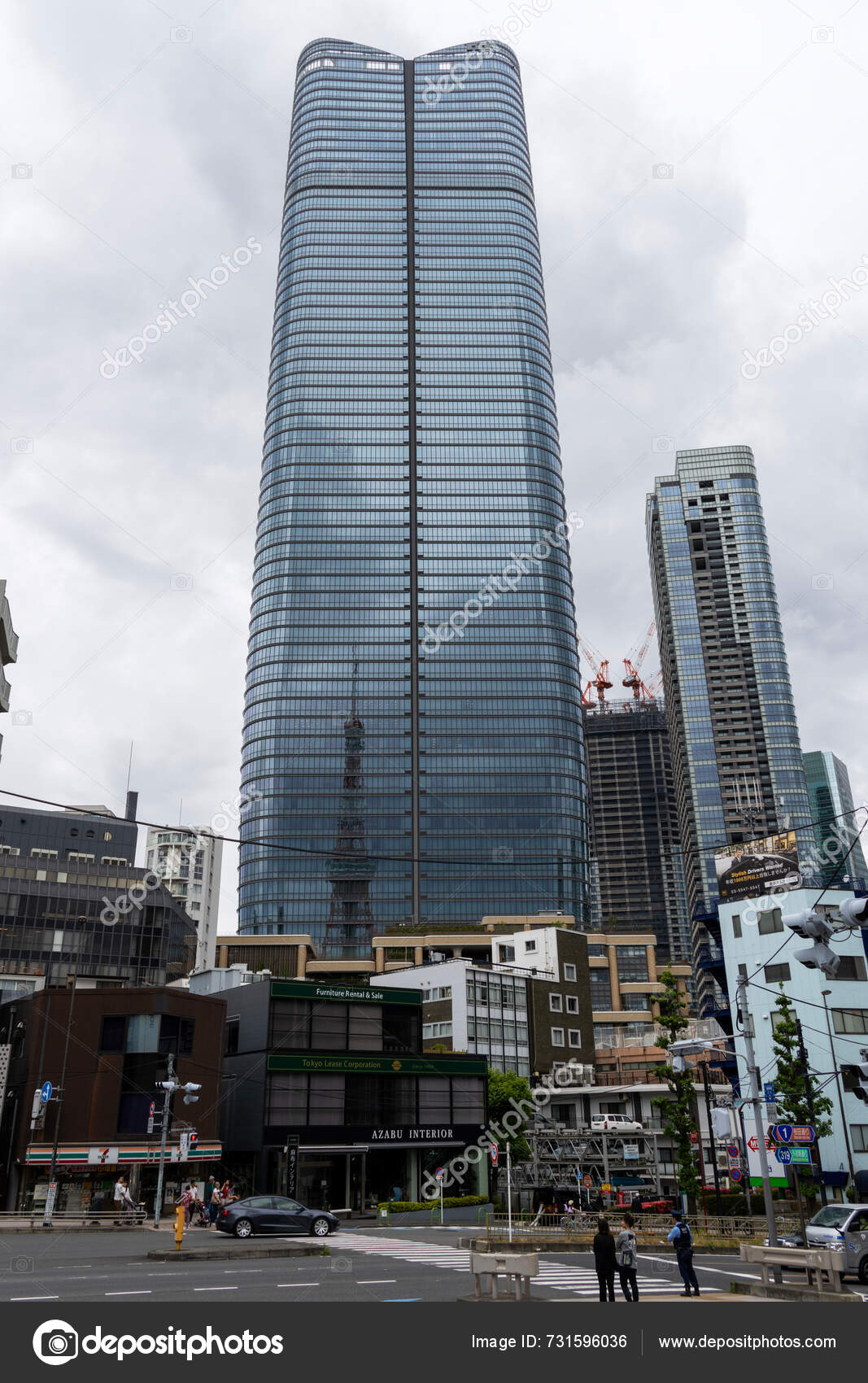 Tóquio Japão Maio 2024 Azabudai Hills Mori Tower Tóquio Quando — Foto ...