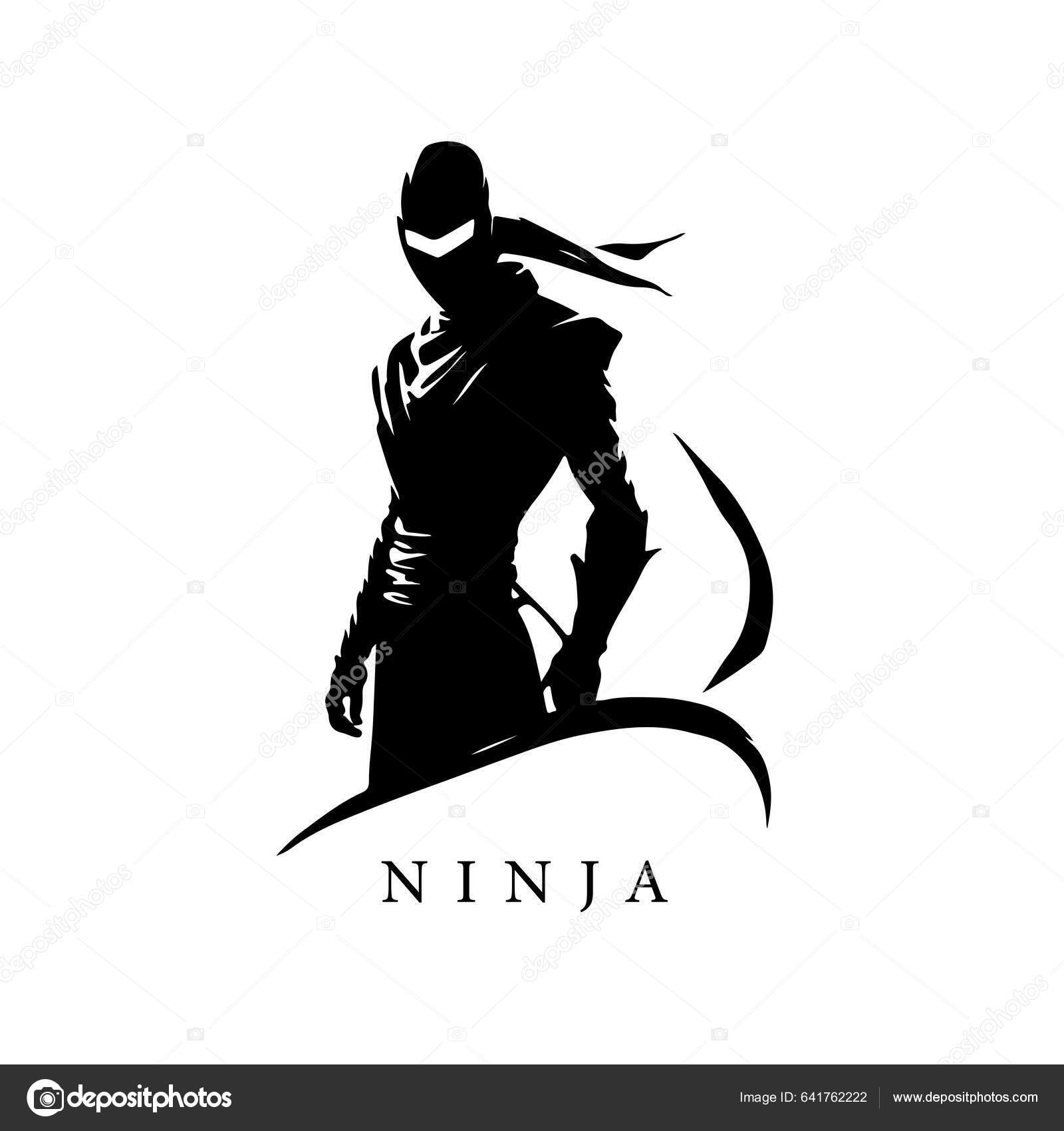 Ninja Mascot Logo Vector Template Creative Ninja Logo Design Concepts ...