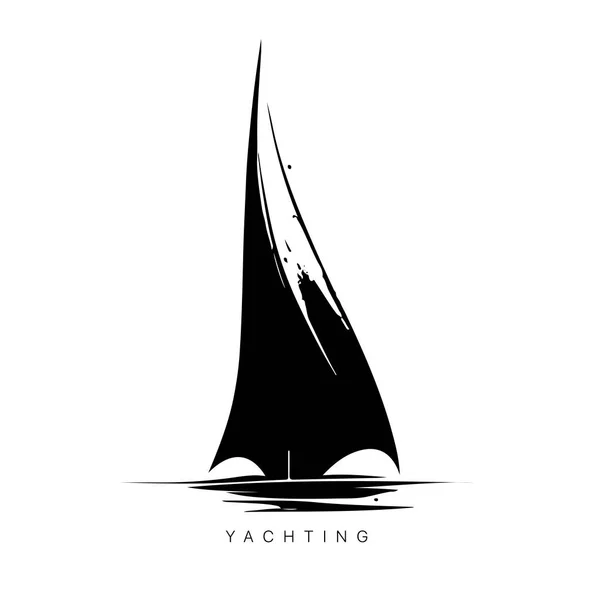 Logotipo Del Vector Insignia Del Yate Del Barco Del Ancla Vector de ...