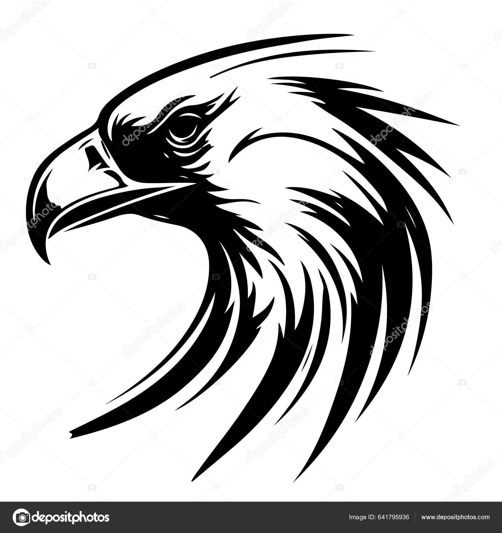 Templat Eagle Vector Logo Ilustrasi Rajawali Vektor Vektor Stok oleh ...