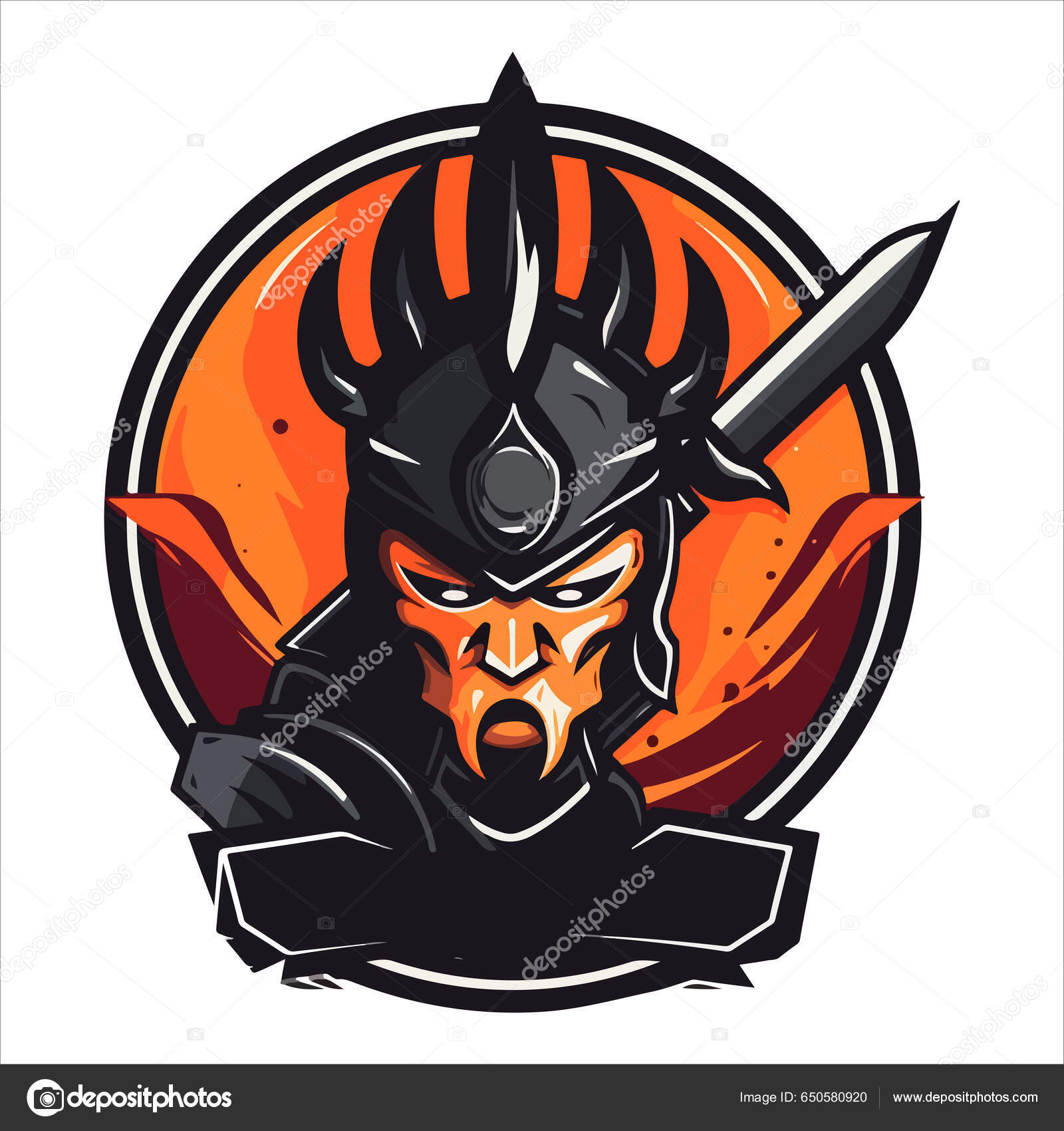 Gladiator Logo Design Spartan Warrior Sport Team Symbol Eps10 Vector ...