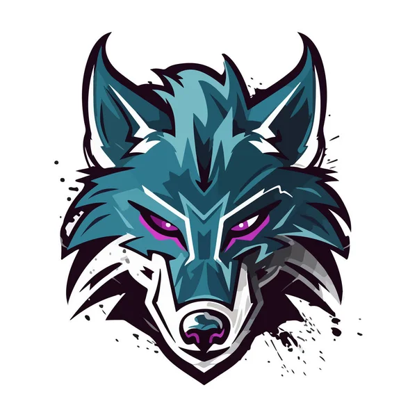 Lobos Mascota Esport Logo Diseño Personajes Para Los Juegos Lobos ...