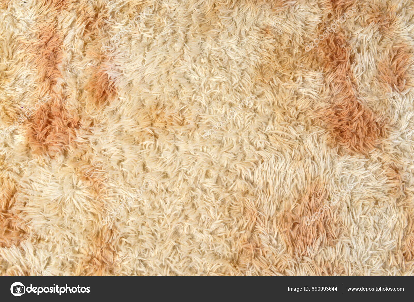 Texture Yellow Brown Carpet Long Pile — Stock Photo © gaura_69 #690093644