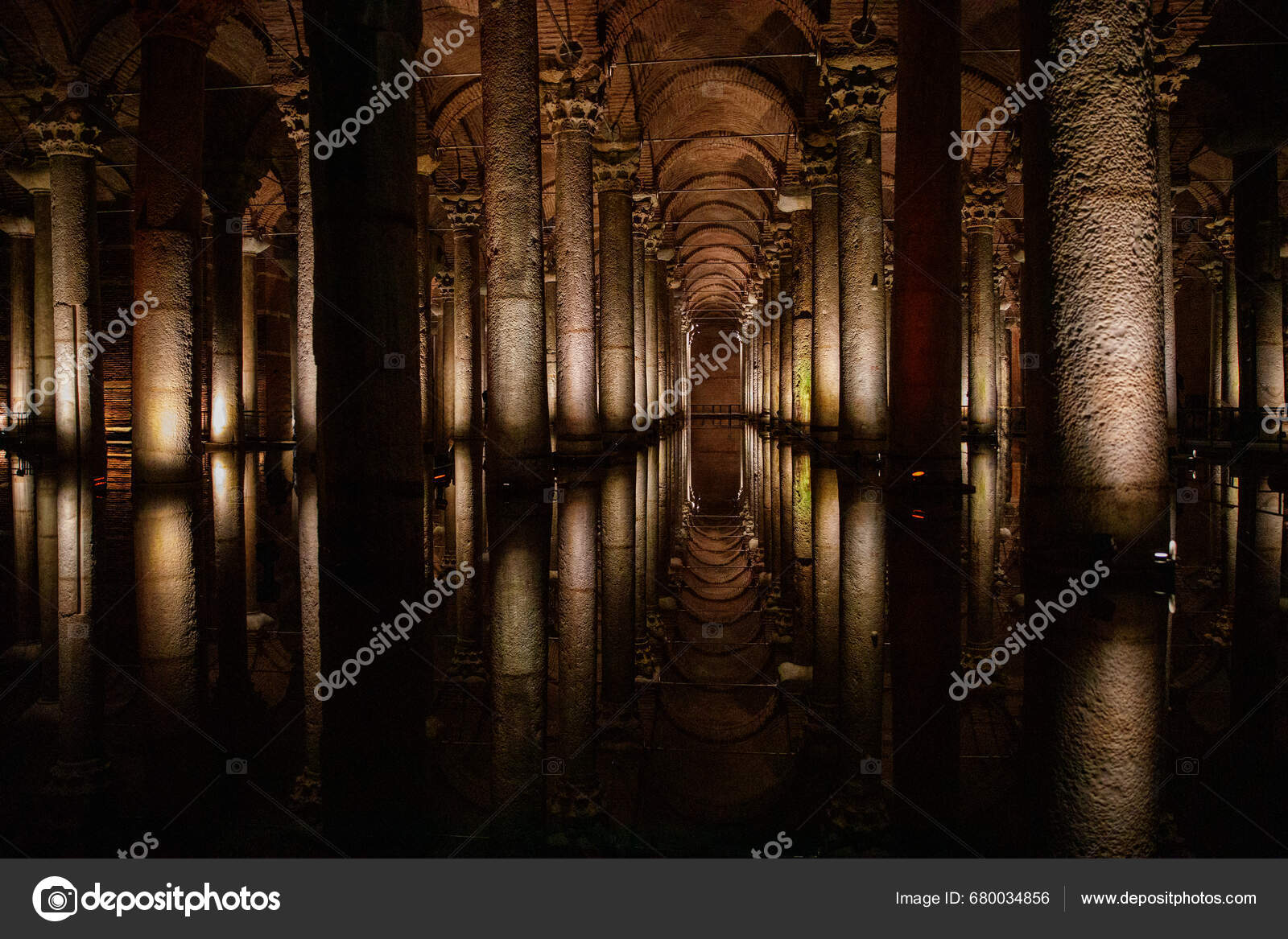 Basilica Cistern Yerebatan Sarayi Ancient Underground Water Reservoir ...