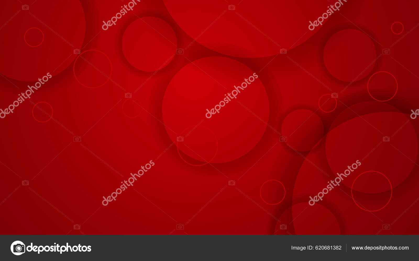Red Gradient Box Rectangle Abstract Background Vector Presentation ...