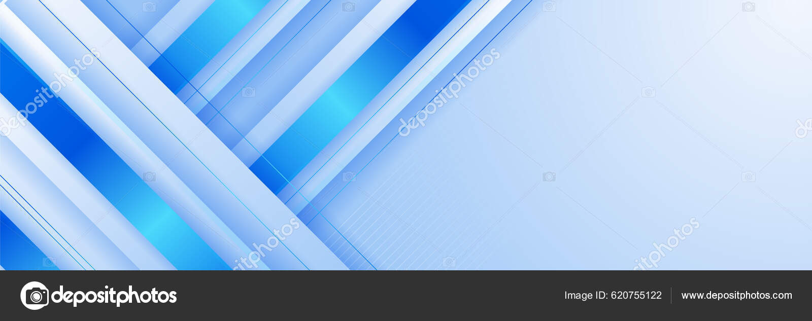 Banner Biru Abstrak Dirancang Untuk Latar Belakang Kertas Dinding ...