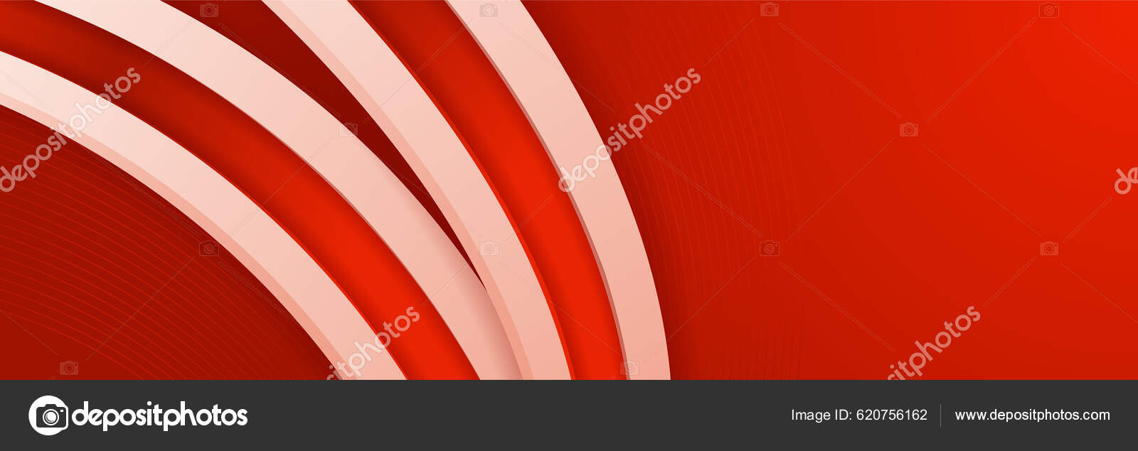 Abstract Red Banner Designed Background Wallpaper Poster Brochure Card ...