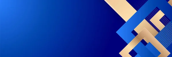 Banner Biru Abstrak Dirancang Untuk Latar Belakang Kertas Dinding ...