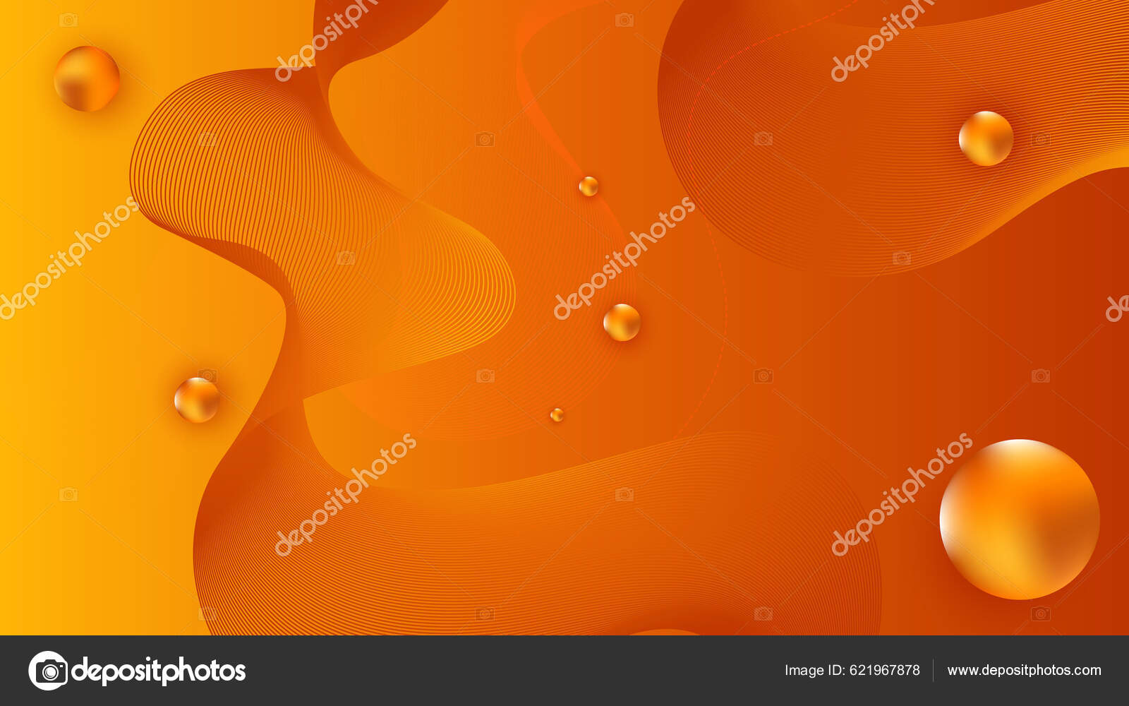 Abstract Orange Yellow Gradient Background Stock Vector by ©salmanalfa ...