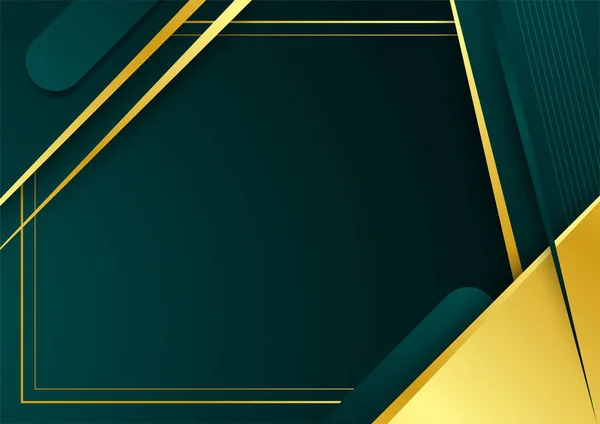 Modern Dark Green Gold Abstract Background Stock Vector by ©salmanalfa ...