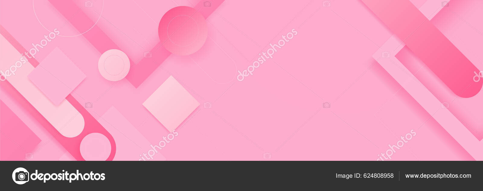 Pink Abstract Banner Background Vector Abstract Graphic Design Banner ...