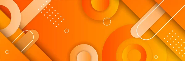 Abstract Orange Yellow Banner Background Stock Vector by ©salmanalfa ...