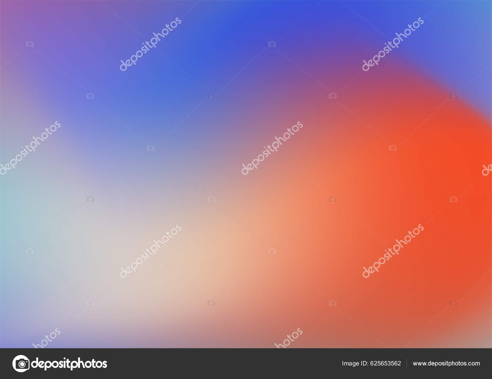 Blue Pink Purple Green Orange Gradient Abstract Blurred Background ...