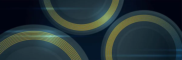 Yellow Gold Technology Digital Banner Design Design Modern Luxury ...