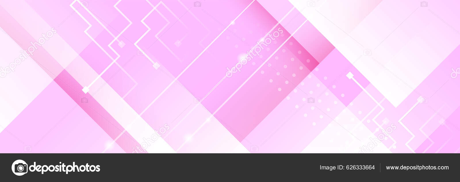 Pink Technology Digital Banner Design Design Modern Luxury Futuristic ...
