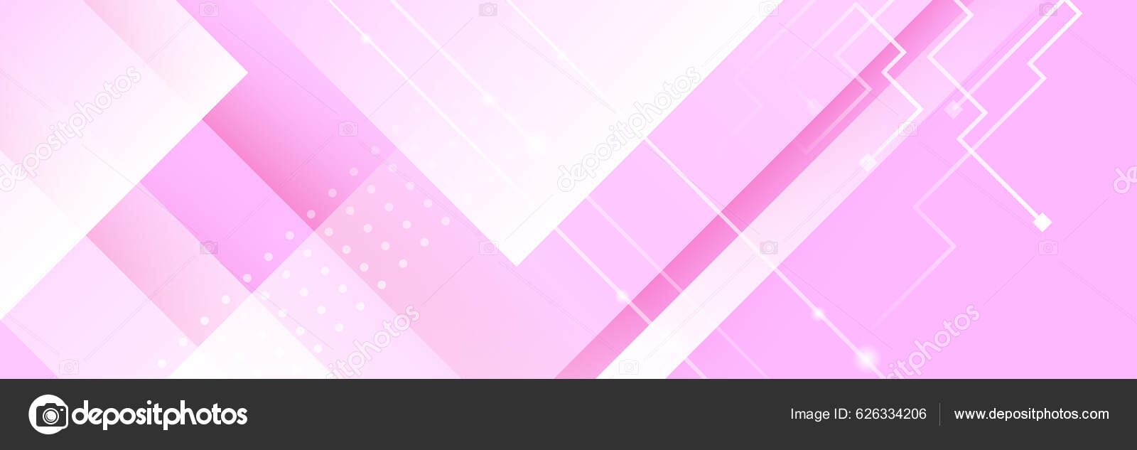 Pink Technology Digital Banner Design Design Modern Luxury Futuristic ...