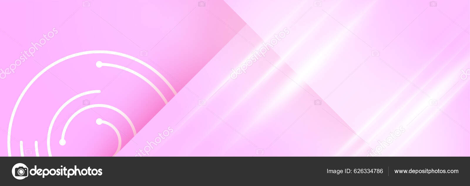 Pink Technology Digital Banner Design Design Modern Luxury Futuristic ...
