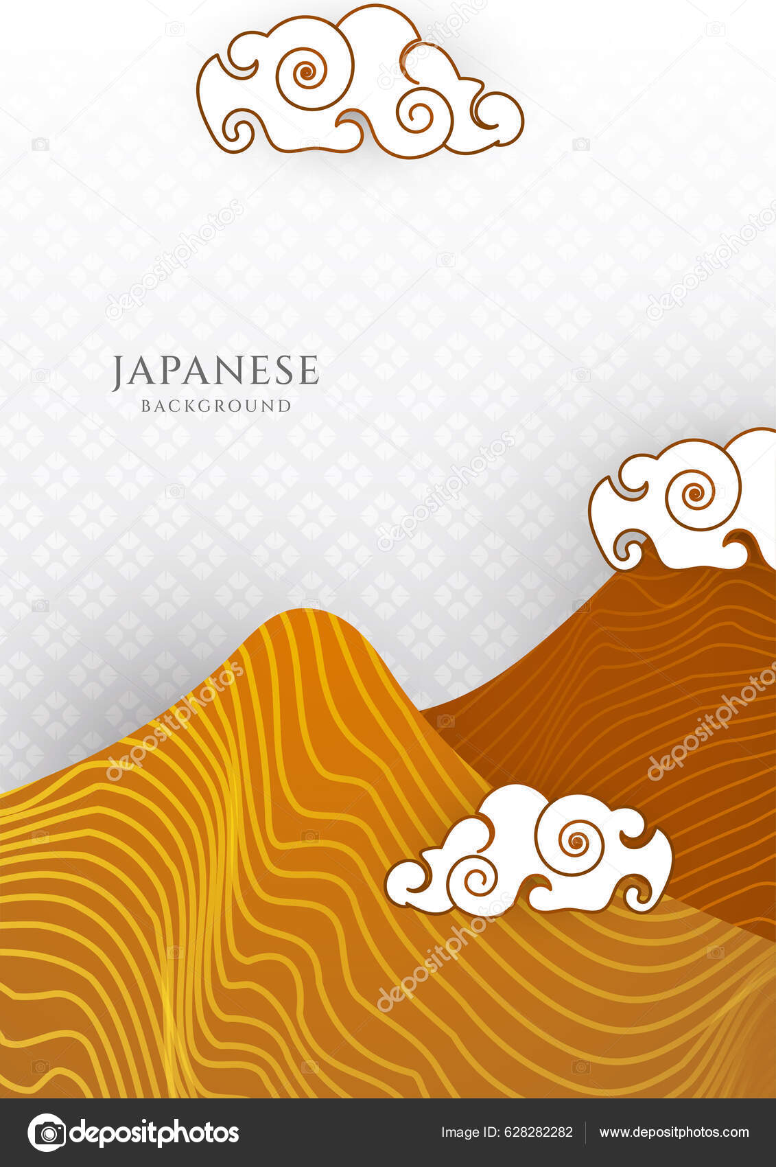 Minimalist Japanese Curve Lines Shape Poster Flyer Abstract Japanese ...