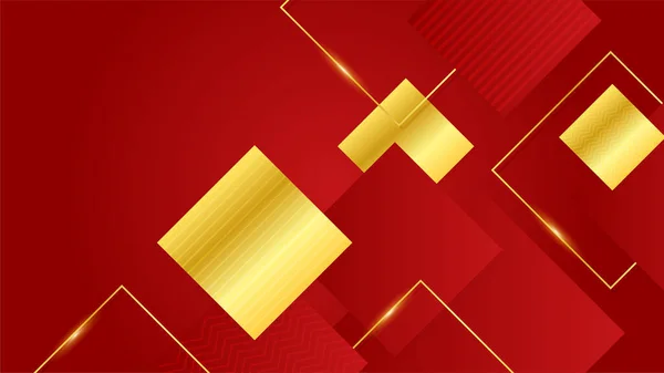 Simple Abstract Red Gold White Background Business Presentation Design ...