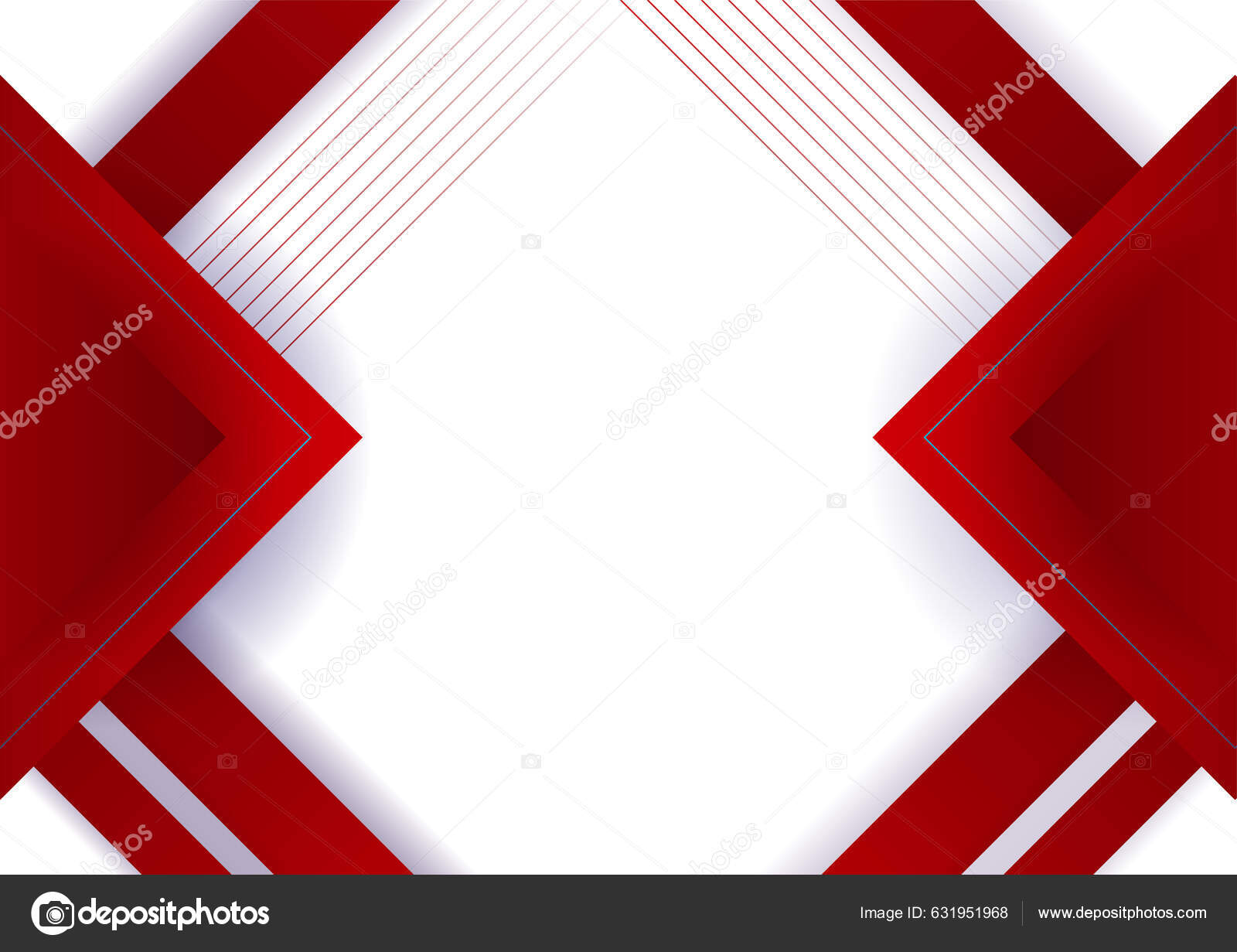 Red White Abstract Background
