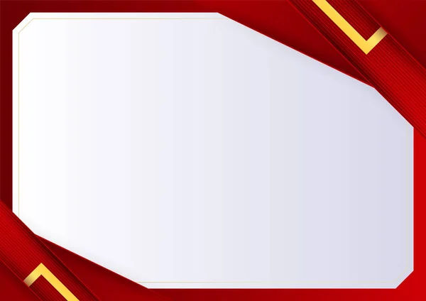 Simple Abstract Red Gold White Background Business Presentation Design ...