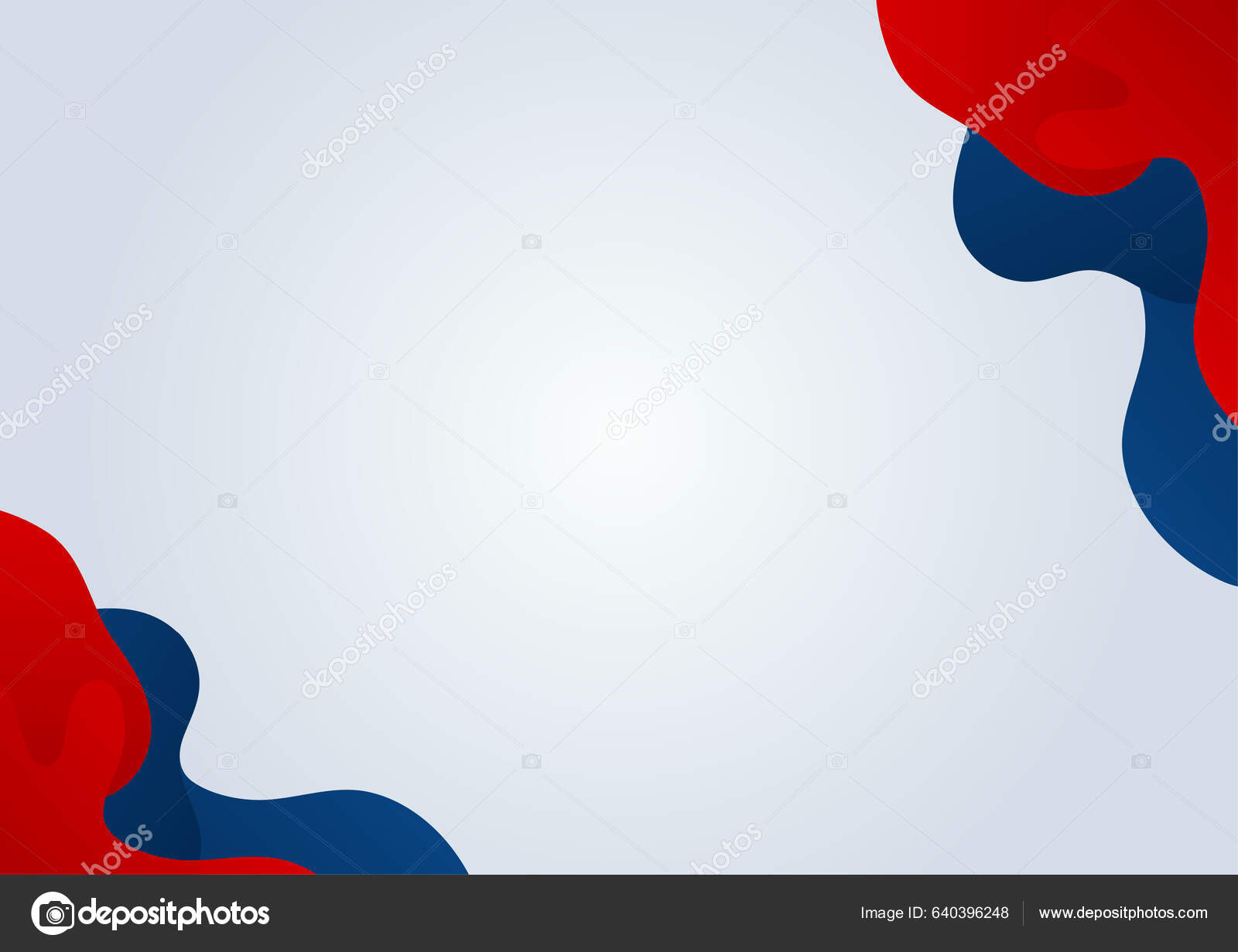 Blue Red White Presentation Background Design Vector Illustration ...