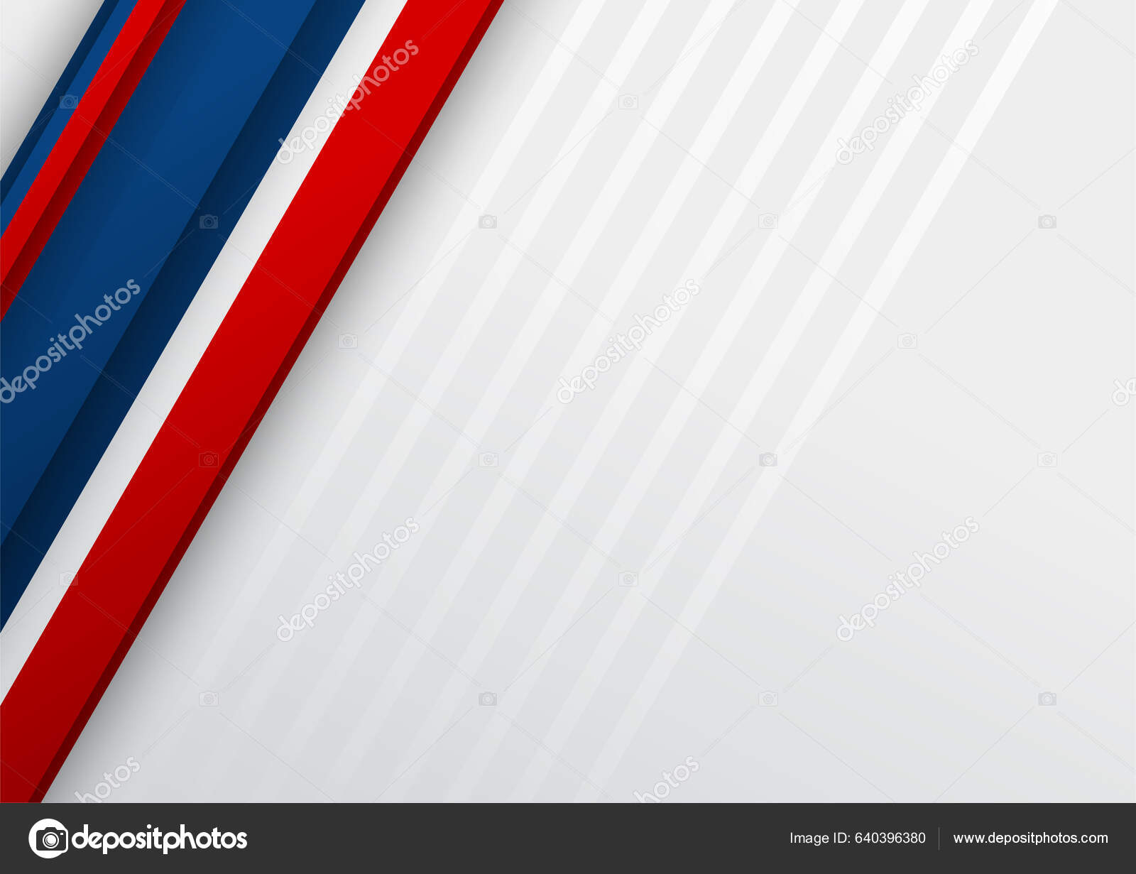 Blue Red White Presentation Background Design Vector Illustration ...