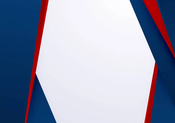 Modern Abstract Red Blue Border Frame Element White Background Business ...