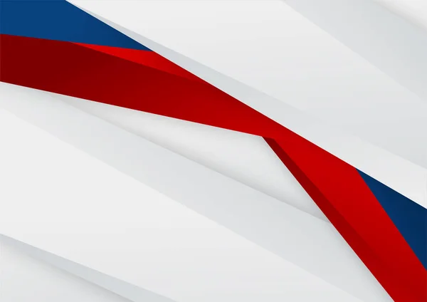 Modern Simple Abstract Red White Blue Background Stock Vector by ...