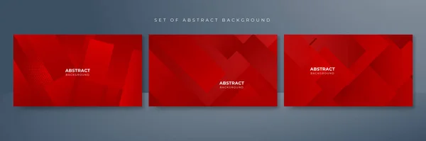 Modern Red Background Presentation Design Concept Stock Vector by ...