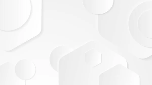 Elegant Abstract White Banner Background Shiny Lines Stock Vector by ...