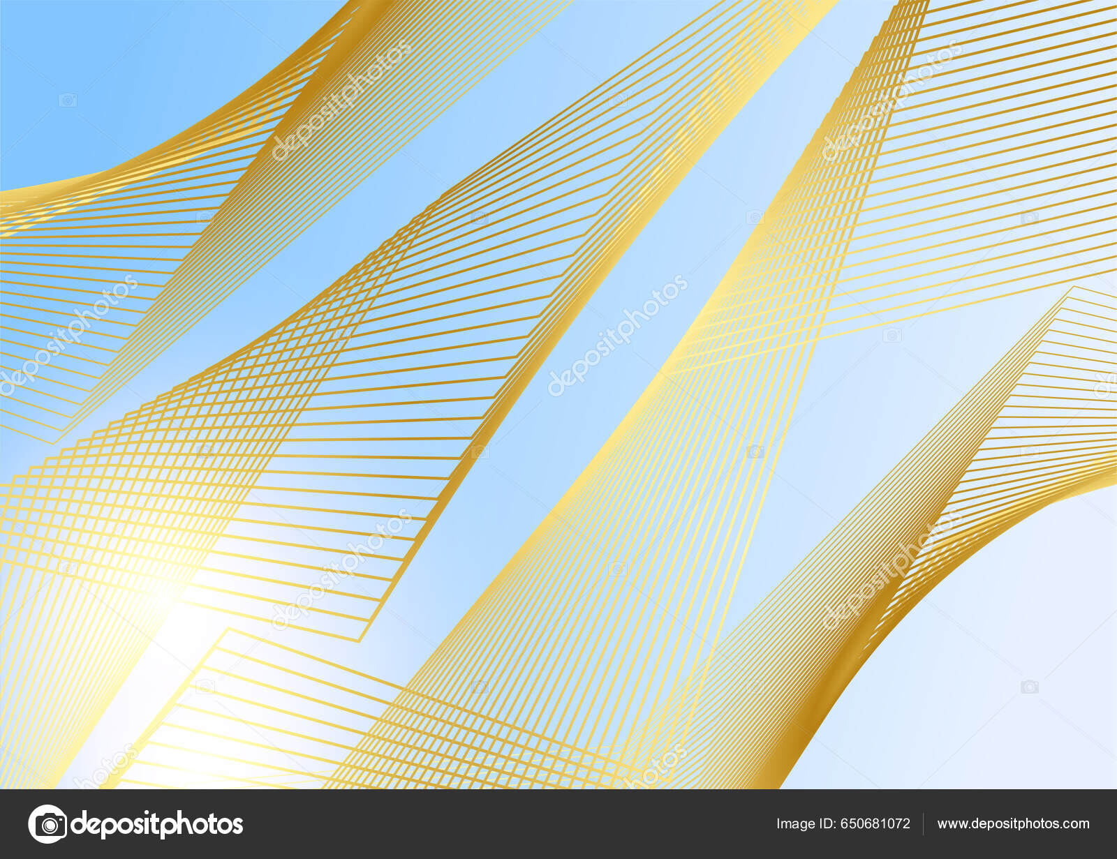 Fondo Azul Dorado Vector de stock #650681072 de ©salmanalfa