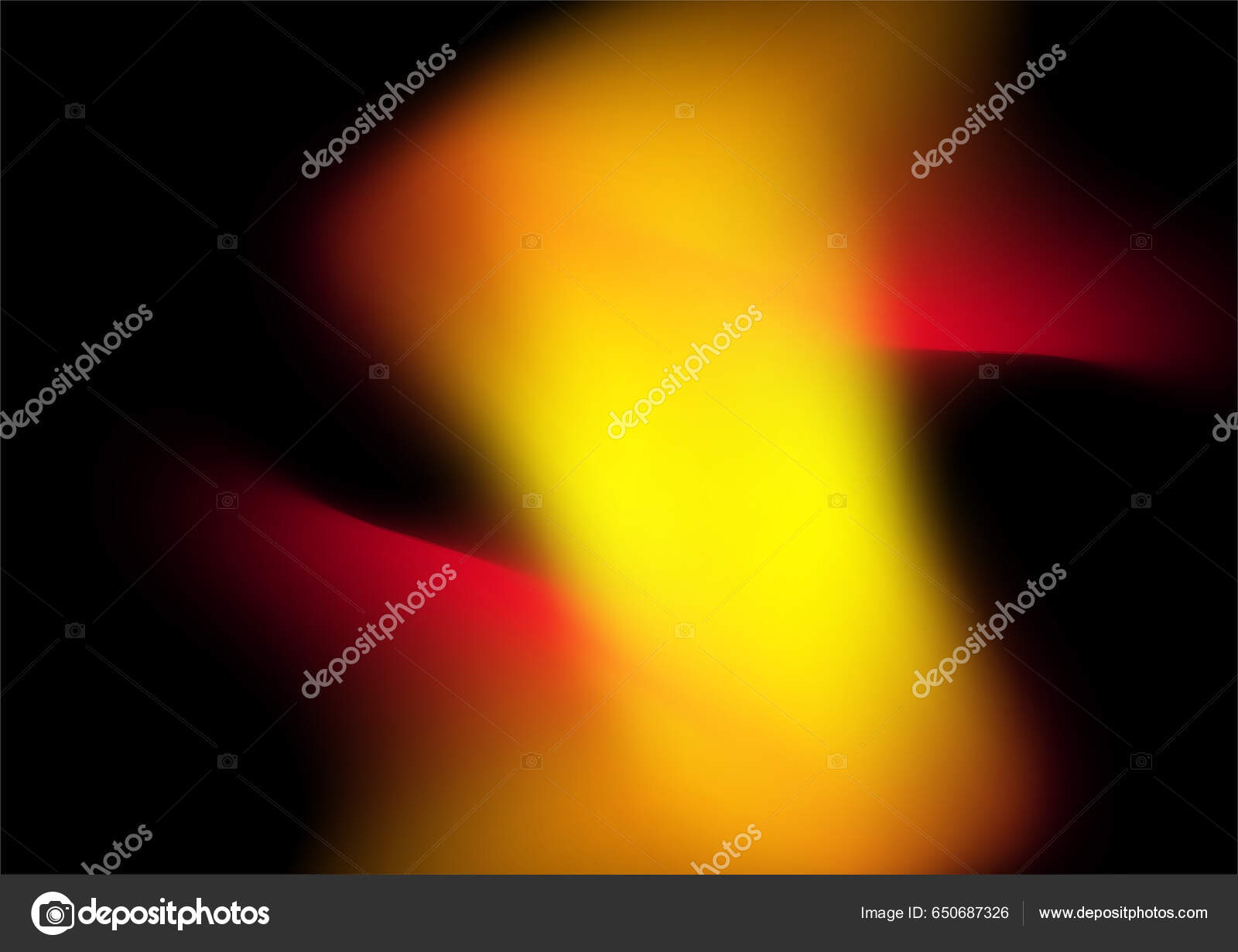 Orange Red Yellow Fire Light Gradient Background Smooth Blue Blurred ...