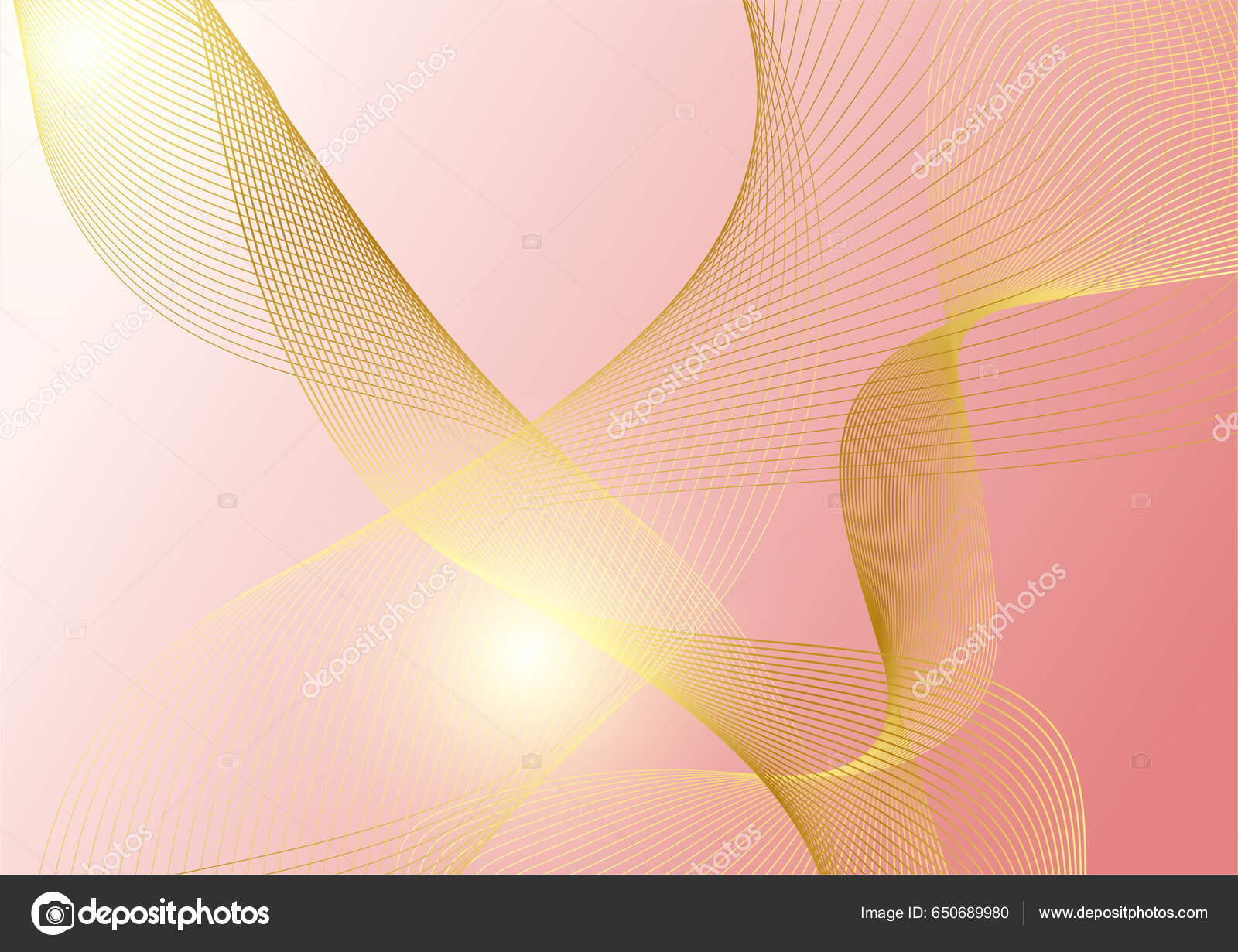 Abstract Pink Gold Background Stock Vector by ©salmanalfa 650689980