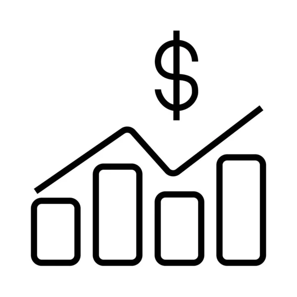 Image vectorielle Statistiques Icône D'affaires Avec Style Ligne Rempli ...