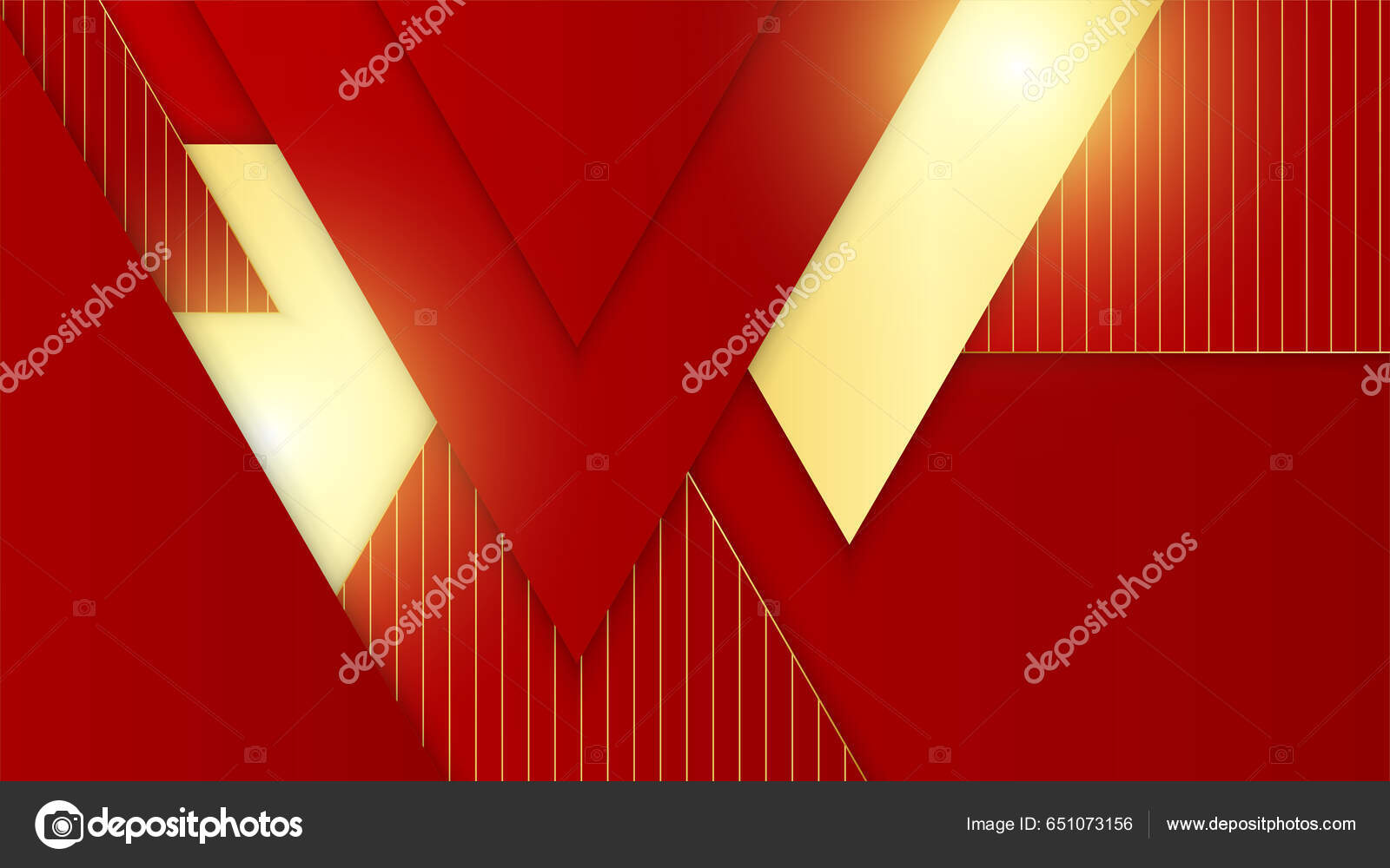 Modern Red Gold Background Vector Illustration Stock Vector by ...