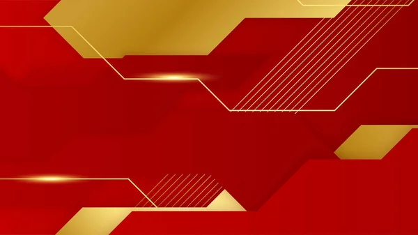 Modern Red Gold Background Vector Illustration Stock Vector by ...